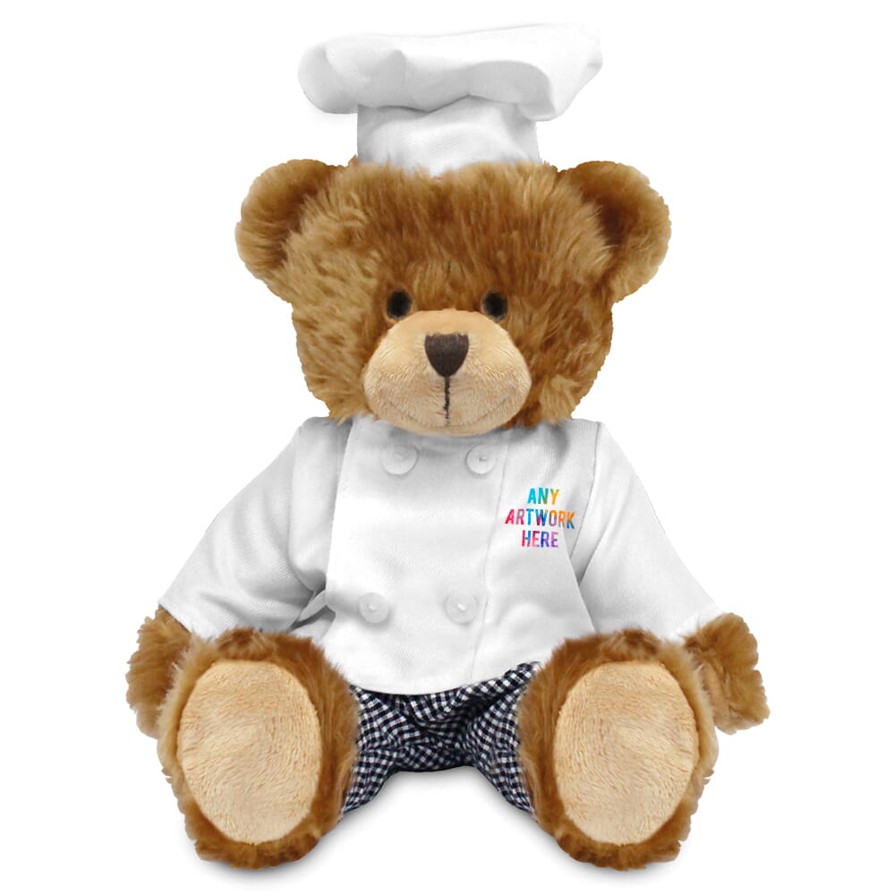 20cm Charles Bear – Jointed Promotional Teddy in Chef Outfit